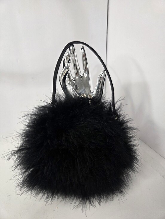 le ragale | Bags | Vtg Le Regale Real Ostrich Feather Soft Evening Bag ...